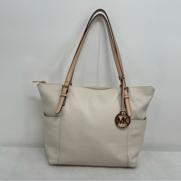 Michael Kors | Bags | Michael Kors Jet Set Leather Saffiano Travel Tote Bag | Poshmark